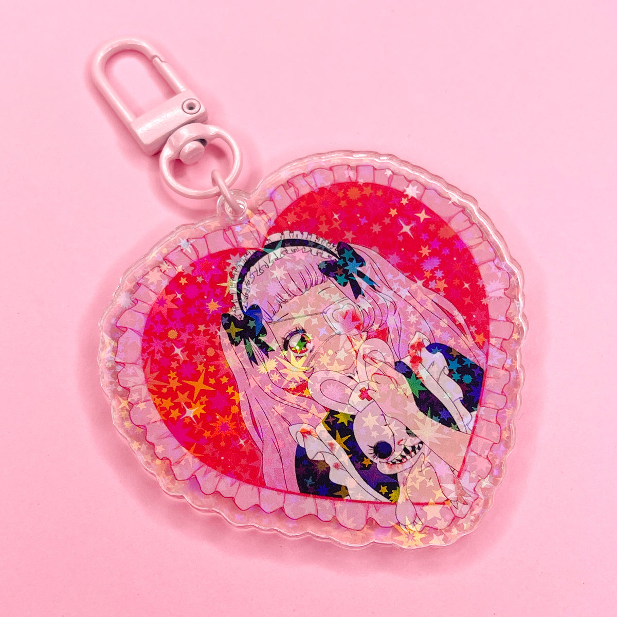 Bleeding Heart Keychain – Candy Corpse