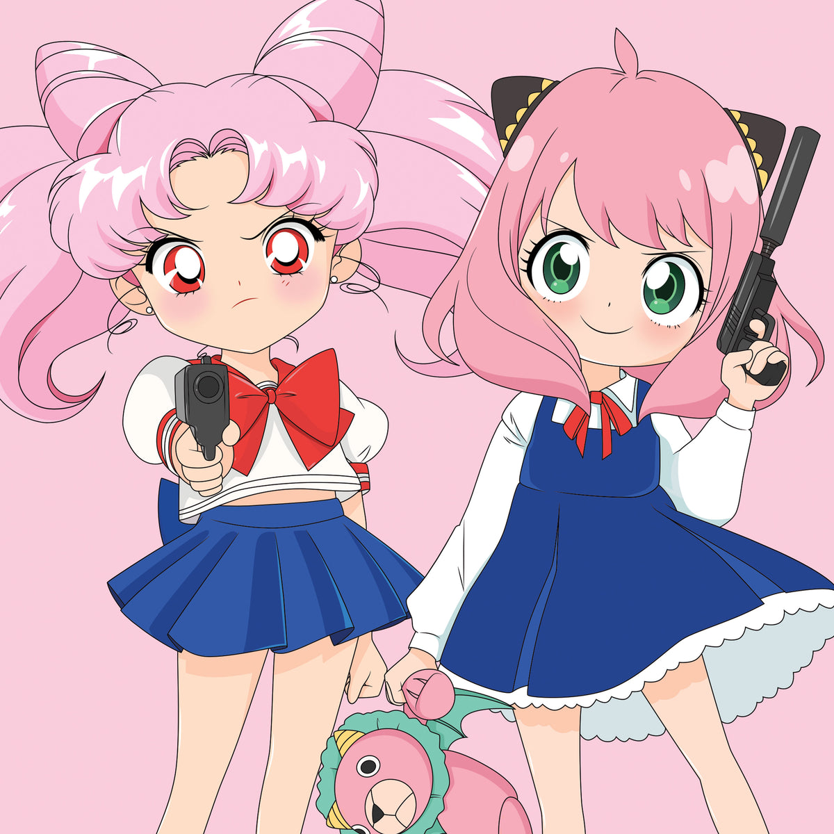 Girls with Guns Print – Candy Corpse