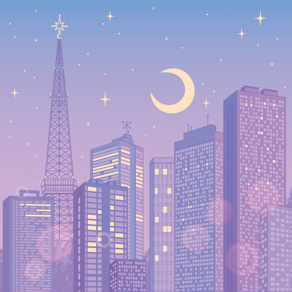 Moon City Print – Candy Corpse